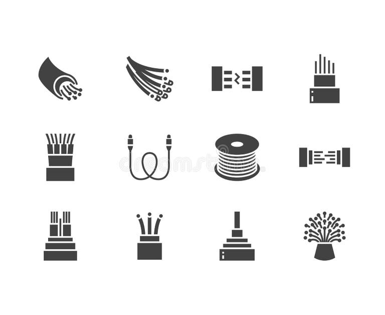 Fibre Optic Cable Symbol Stock Illustrations – 855 Fibre Optic Cable ...