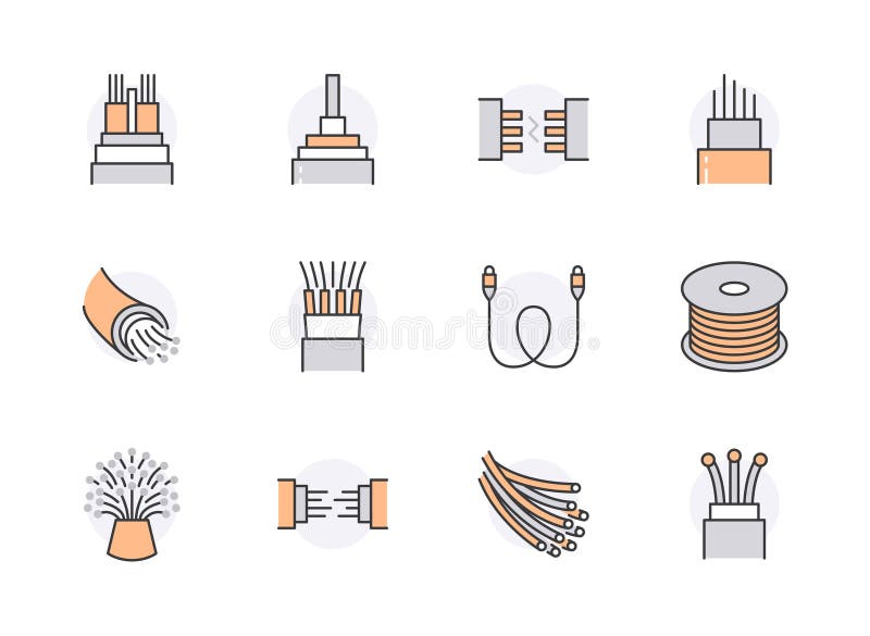 Icons Fibre Stock Illustrations – 524 Icons Fibre Stock Illustrations ...