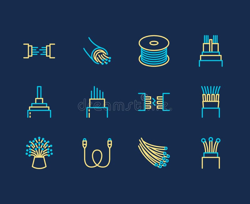 Icons network stock vector. Illustration of case, download - 5333936
