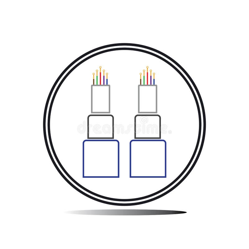 Optical fiber stock vector. Illustration of fiber, technology - 176198831