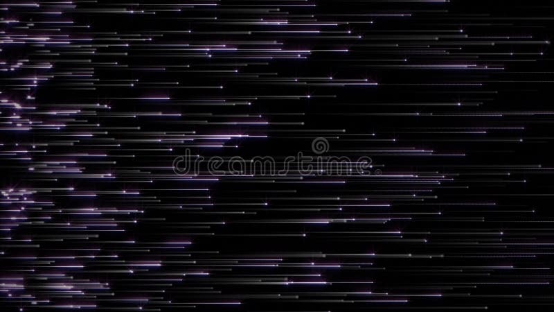 Horizontal Movement Animation of Simple Sky and Cloud. Cartoon Style ...