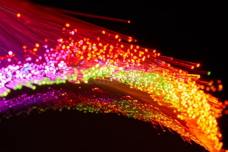 Light conductors stock photo. Image of black, fiberoptic - 221243242