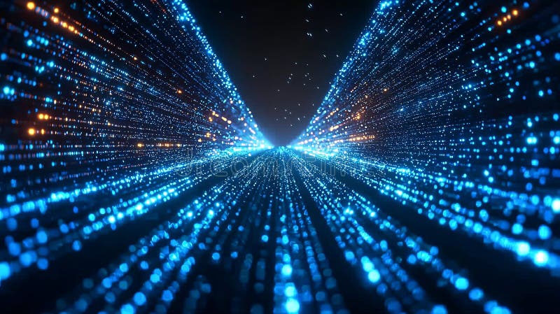 Optical flow data channel stock illustration. Illustration of speed ...