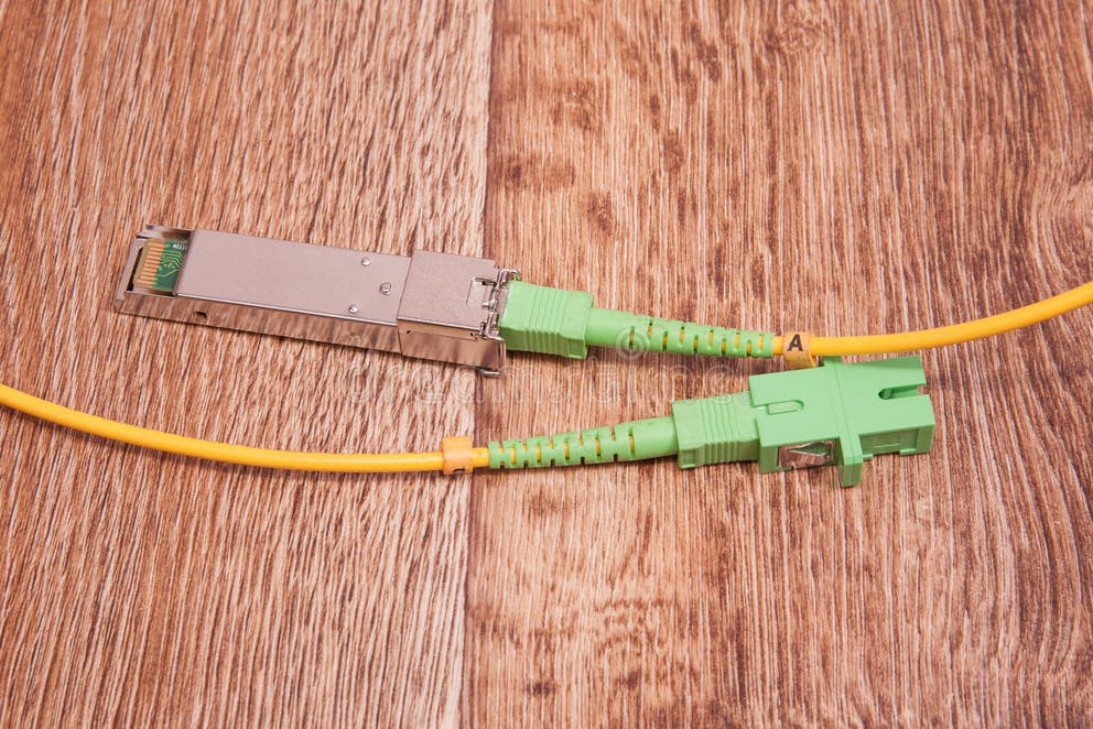 Optical Gigabit SFP Module for Network Stock Photo - Image of global ...