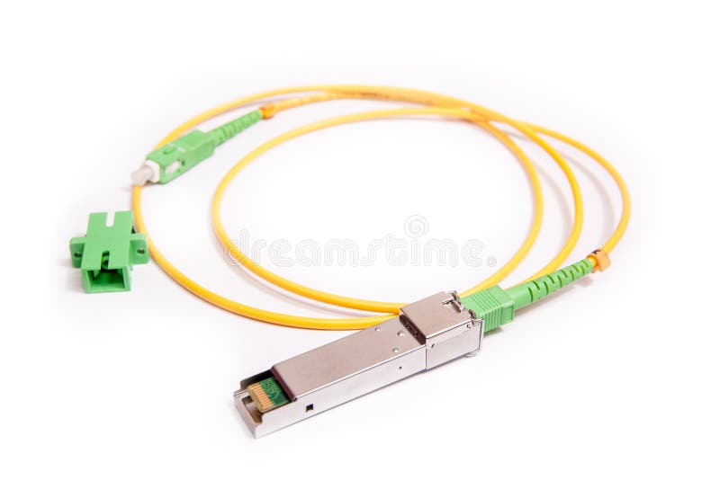 Optical Gigabit SFP Module for Network Stock Photo - Image of ...