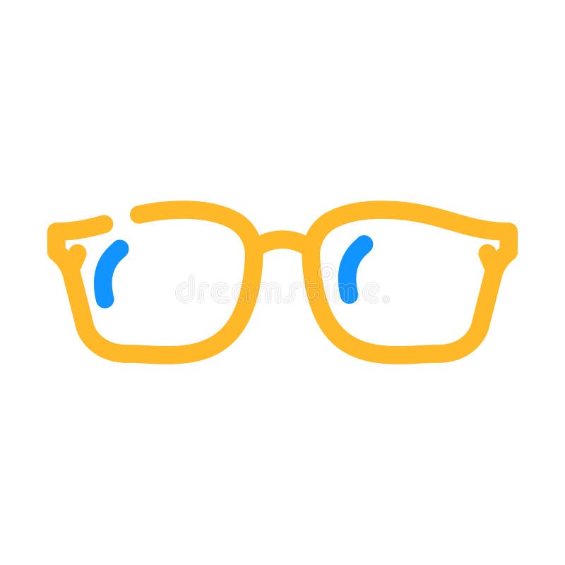 Optical Glasses Optical Color Icon Vector Illustration Stock Vector ...