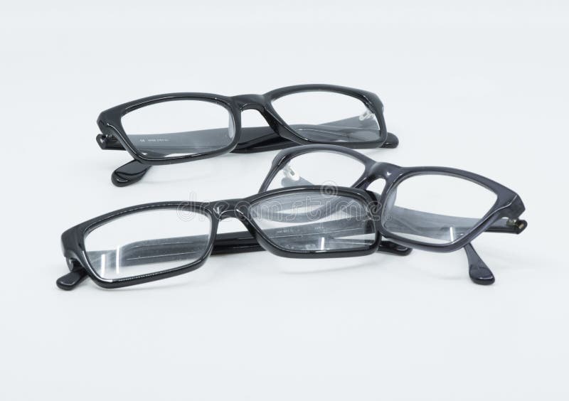 Optical Glasses with Frame As Visual Aid Stock Image - Image of glasses ...