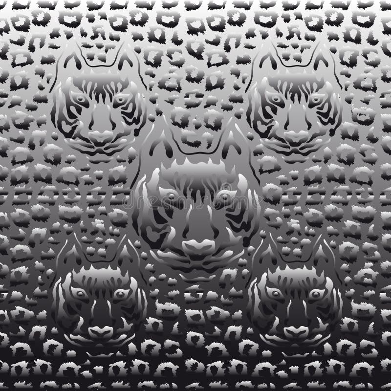 Optical Illusion Animal Print. Stock Vector - Illustration of kenyan ...