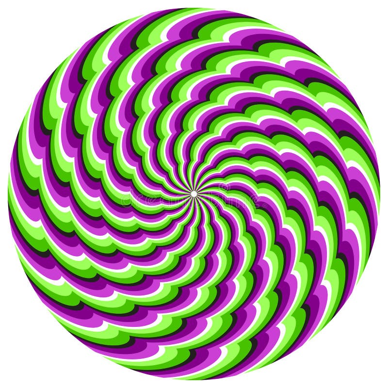 Moving Optical Illusion Spiral Stock Illustrations – 531 Moving Optical ...
