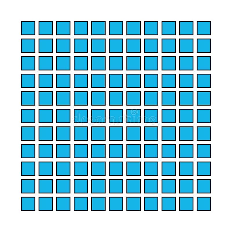 Optical Illusion, Colorful Blocks, Different Shapes Stock Vector ...