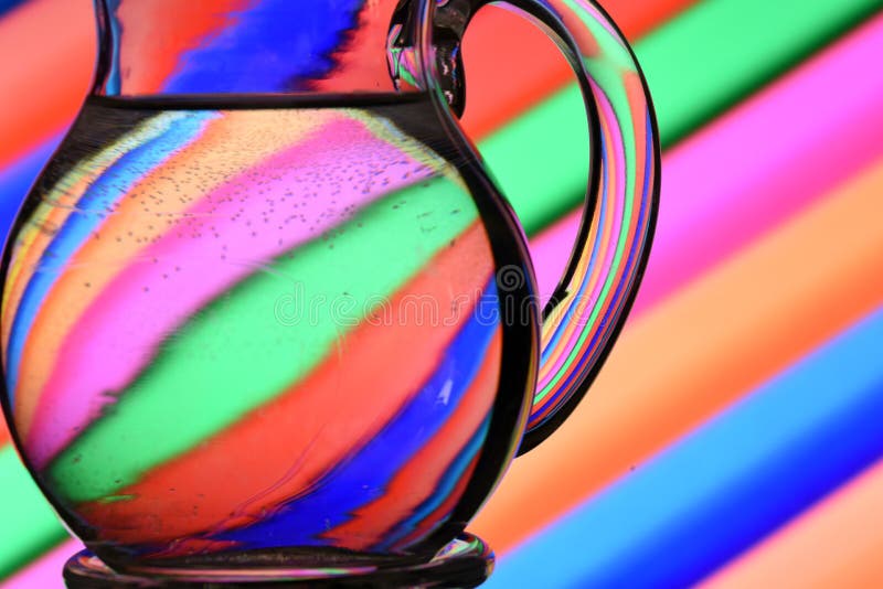 Optical Illusion Created by Refracting Light Stock Photo - Image of ...