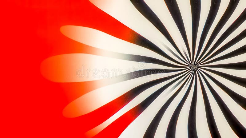 Optical Illusion Creating a Striking Visual Effect with Red and Black ...