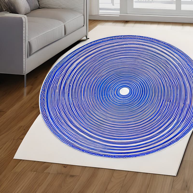 An Optical Illusion Design with Overlapping Circles in Shades of Purple ...