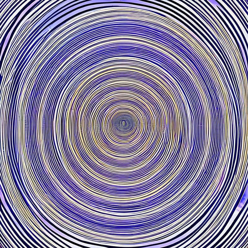 An Optical Illusion Design with Overlapping Circles in Shades of Purple ...