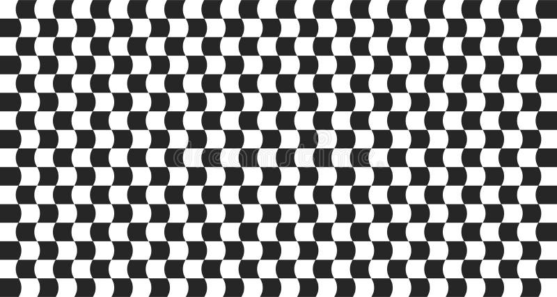 Optical Illusion. Distorted Chessboard Stock Vector - Illustration of ...