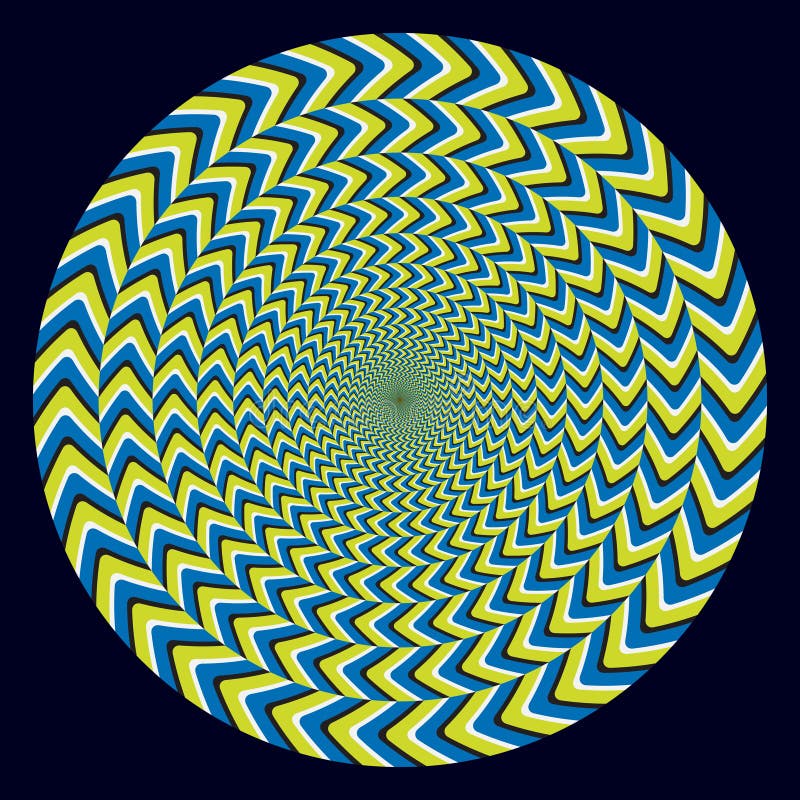 Optical Effect, Abstract Background Stock Illustration - Illustration ...