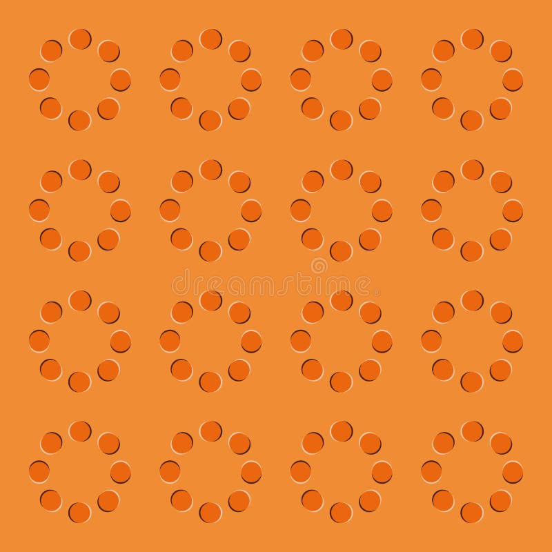 Optical Illusion, Colorful Blocks, Different Shapes Stock Vector ...