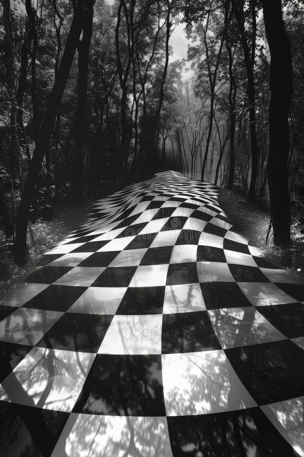 Optical Illusion of Halloween Night Background Stock Illustration ...