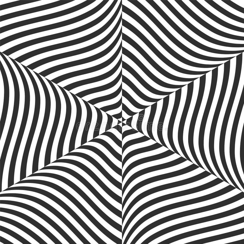 Optical Illusion Hexagon Abstract Background Stock Vector ...