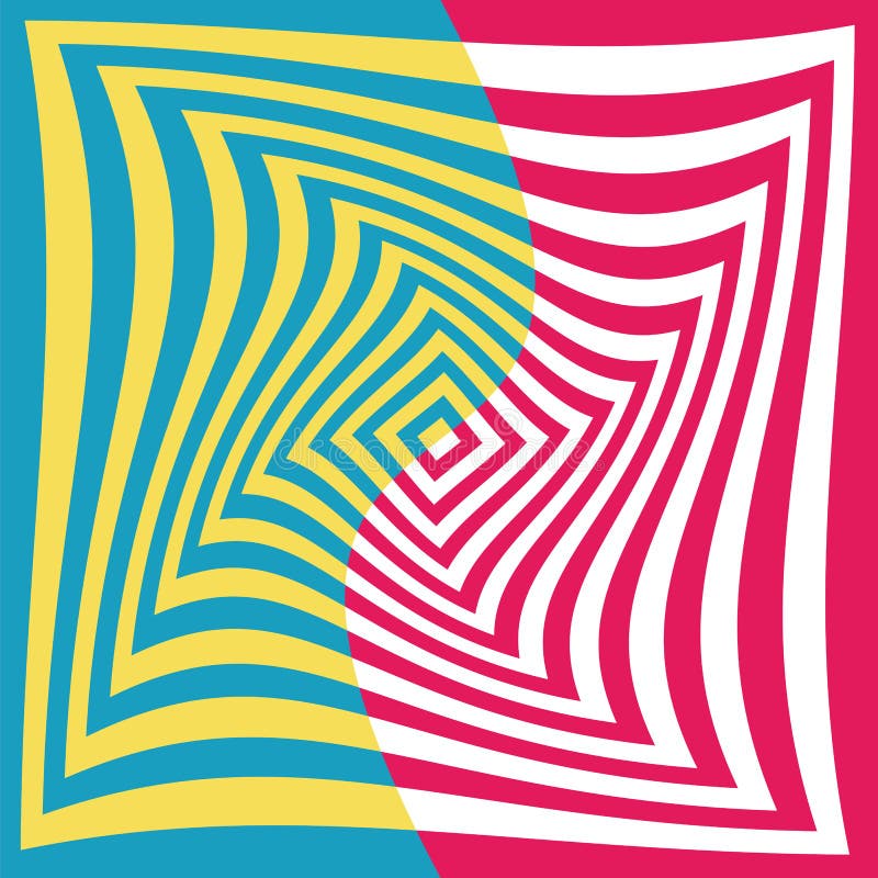 Optical Illusion for Hypnotherapy Stock Vector - Illustration of artistic, illusion: 38849921