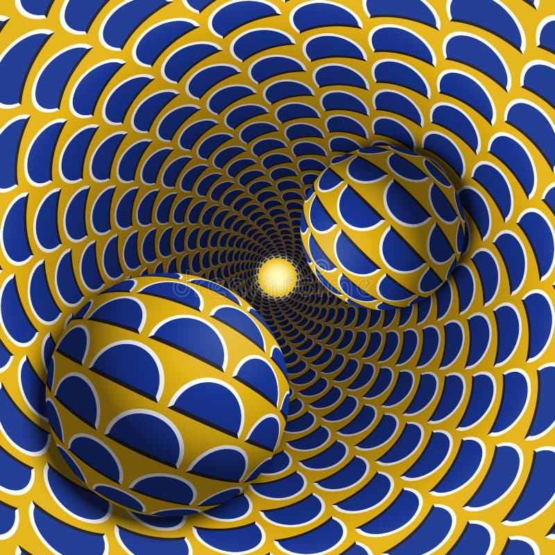 Two Balls are Moving in Hole. 3d Objects of Infinity Symbols Pattern ...