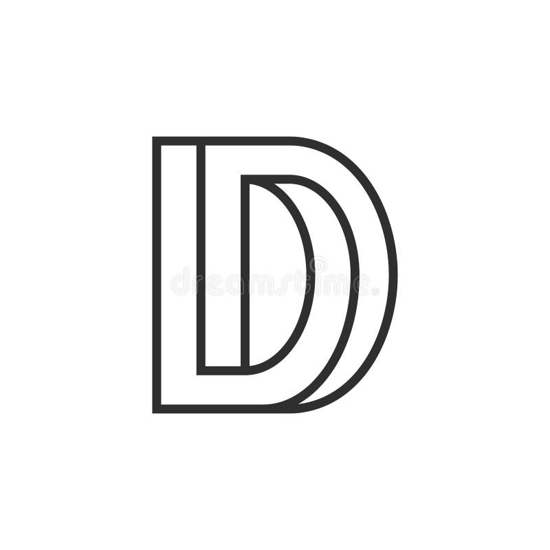 Optical Illusion Letter C Geometric Logo Stock Vector - Illustration of ...