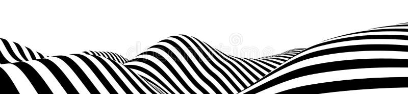 Optical Illusion Lines Background. Abstract 3d Black and White ... Optical Illusion Lines Background. Abstract 3d Black and White ...