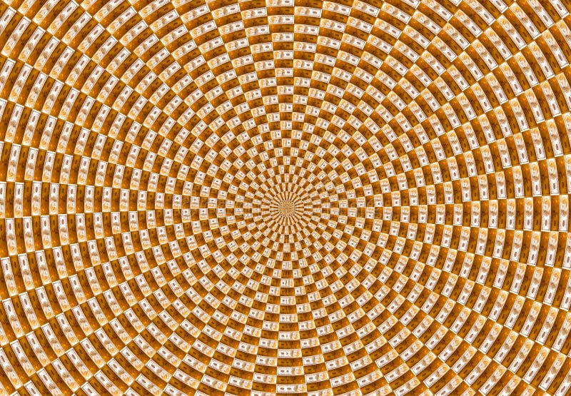 Optical Illusion Made from 100 Dollar Banknotes Stock Photo - Image of ...