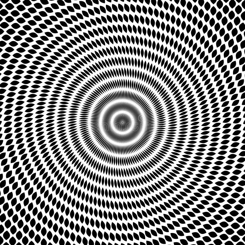 Optical Illusion Pattern Artwork Design Stock Vector - Illustration of ...