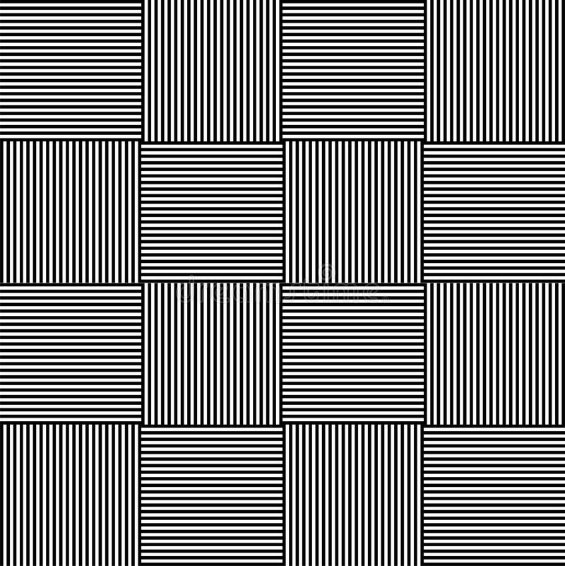 Optical Illusion Pattern Seamless. Black and White Lines Abstraction ...