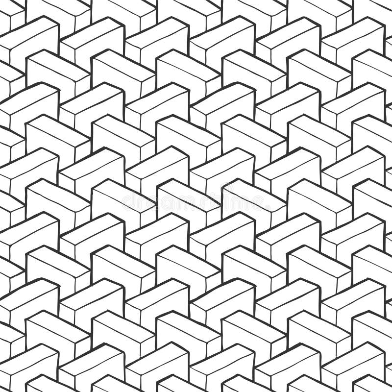 Optical illusion pattern stock vector. Illustration of drawing - 180767243