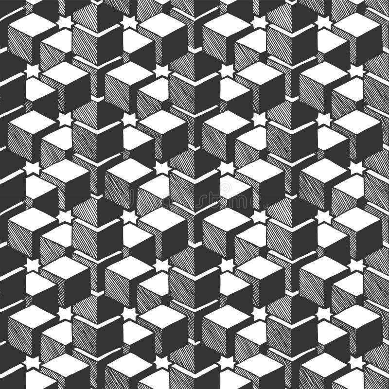 Optical illusion pattern stock vector. Illustration of drawn - 180767216