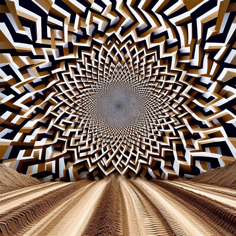 Optical Illusion Patterns that Play with Perception Making the D Stock ...
