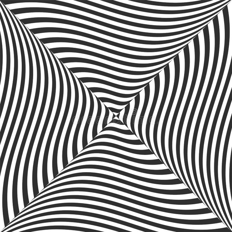 Optical Illusion Rectangular Abstract Pattern Stock Vector ...