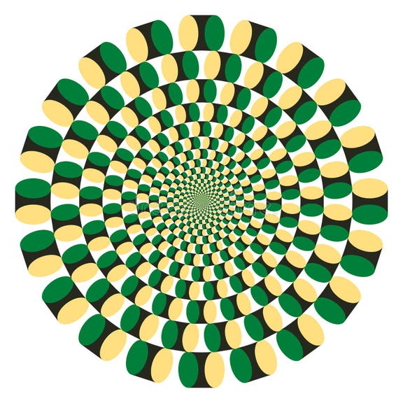 Optical Illusion Spin Cycle (Vector) Stock Vector - Illustration of ...