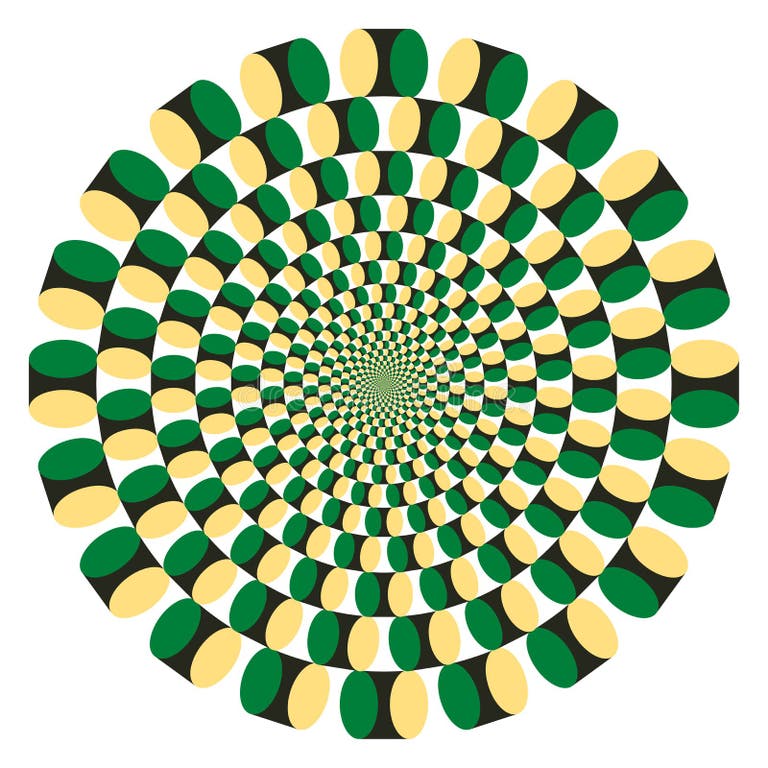 Optical Illusion Spin Cycle (Vector) Stock Vector - Illustration of ...