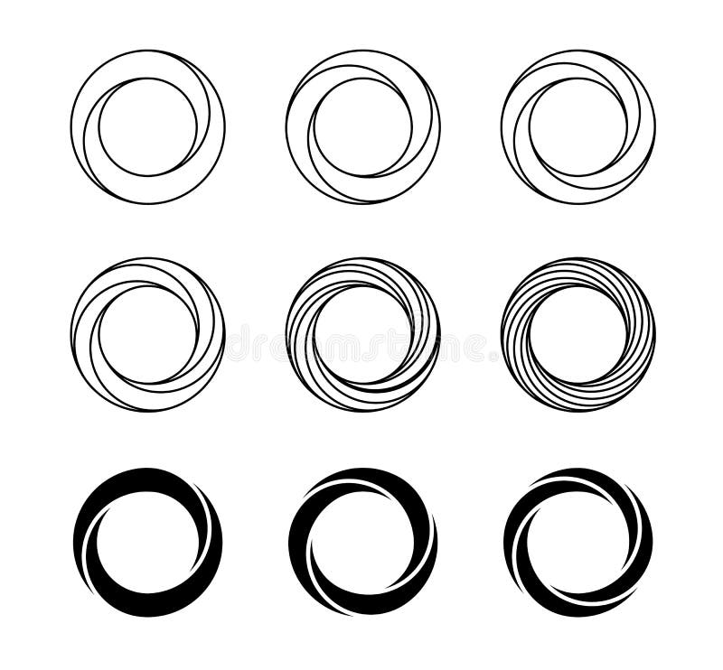 Set of Impossible Shapes. Web Design Elements. Optical Illusion Stock ... Set of Impossible Shapes. Web Design Elements. Optical Illusion Stock ...