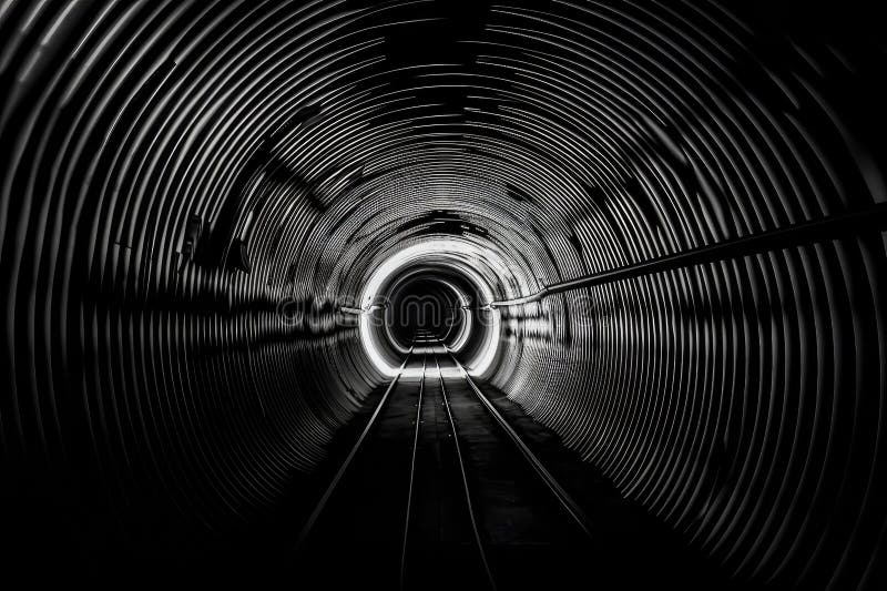 Optical Illusion of a Tunnel, with an Endless and Mesmerizing View on ...