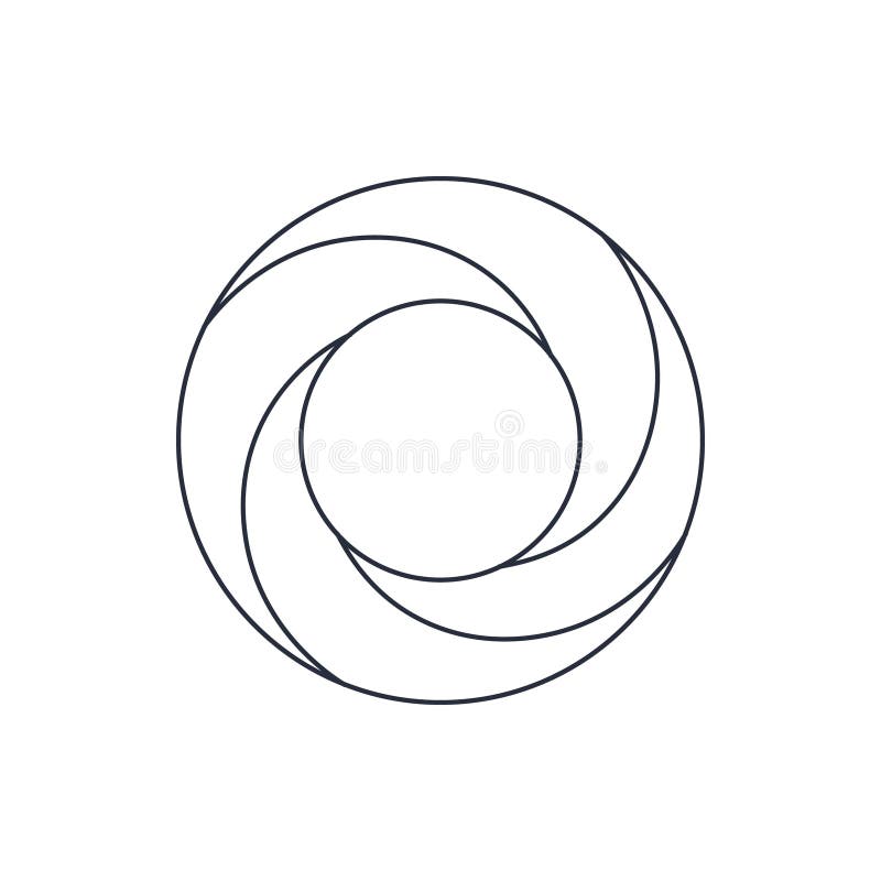 Optical Illusion, Unreal Geometric Element. Impossible Abstract Linear ...