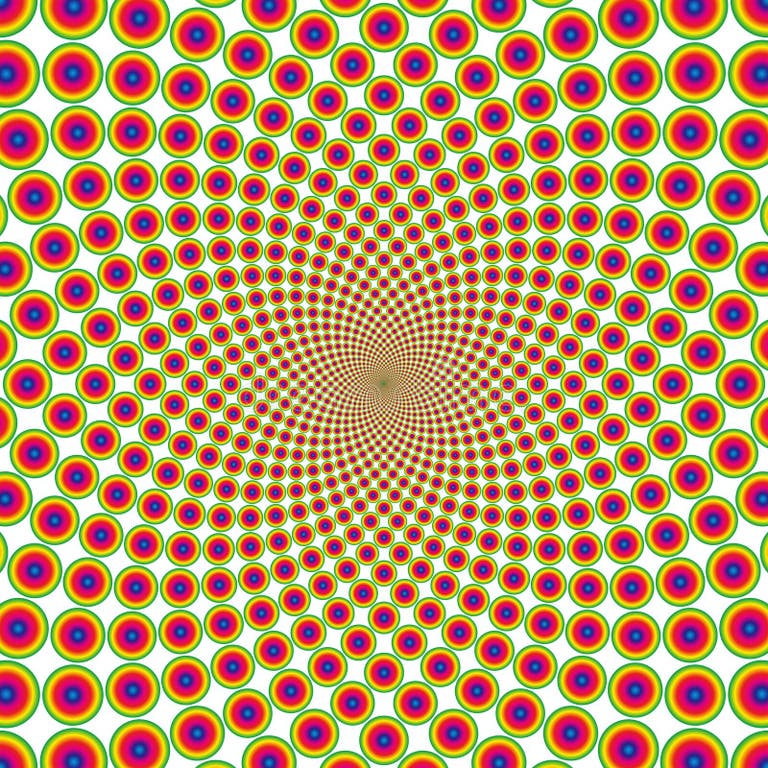 Vector Optical Illusion Spin Cycle Stock Illustrations – 288 Vector ...