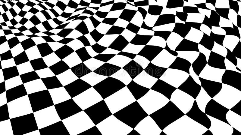 Optical Illusion Vector. Checker Texture Stock Vector - Illustration of ...