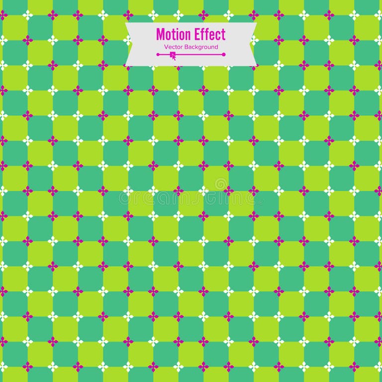 Optical Illusion. Vector 3d Art. Motion Dynamic Effect. Movement ...