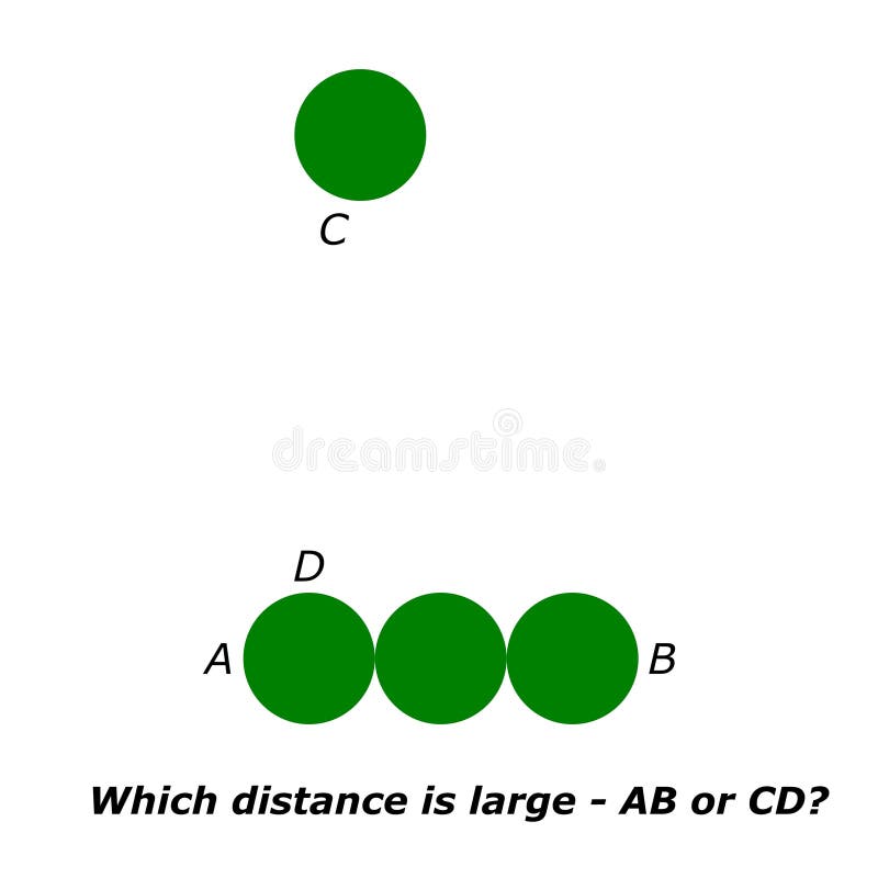 Optical Illusion Vector Illustration. Puzzle Stock Vector ...