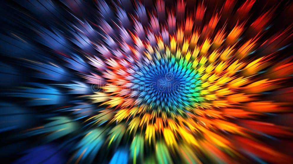 Optical Illusion, Visual Illusion, Bright Patterns with 3D Effect ...