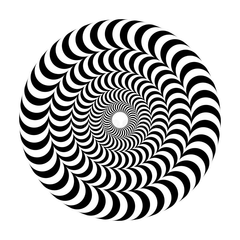 Optical illusion (Vector) stock vector. Illustration of futuristic ...