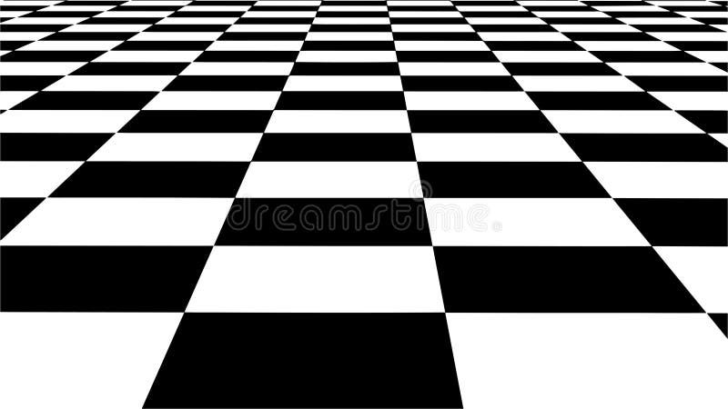 Optical Illusion Wave. Chess Waves Board. Abstract 3d Black and White ...