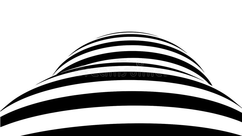 Optical Illusion Wave. Optical Effect Mobius Wave. Vector Illustration ...