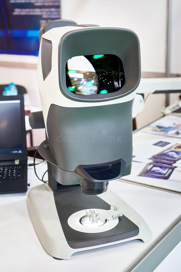 Optical inspection systems stock image. Image of inspection - 339801743