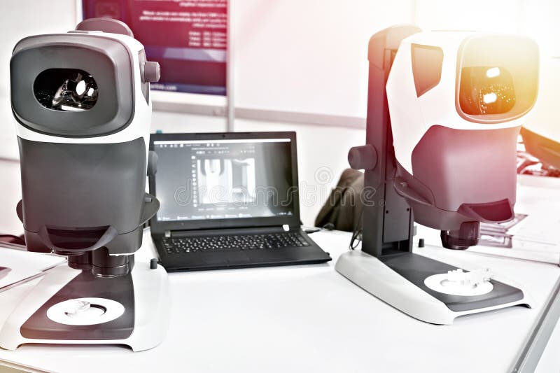 Optical Inspection Systems Modern Technology Stock Photo - Image of ...