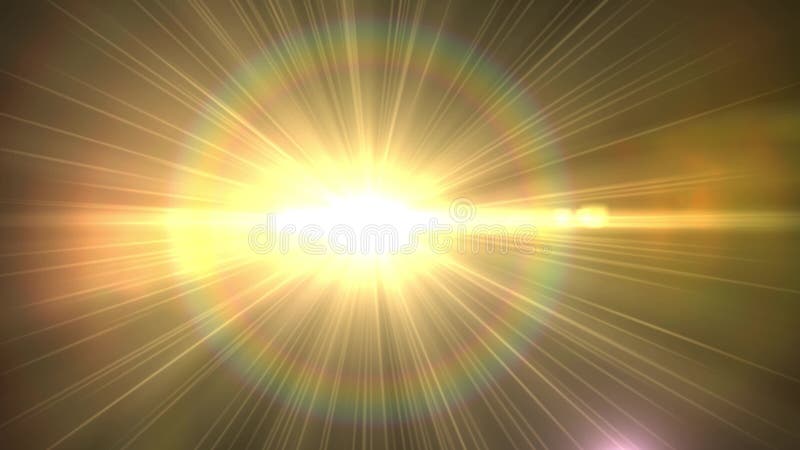 Optical Lens Flare Effect, 4K Light Ray, High Quality and Realistic. a ...